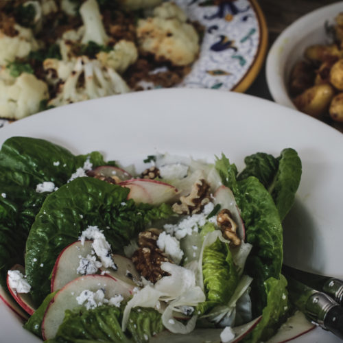 Baby Cos Salad with Apple and Fennel - Amanda Lawson